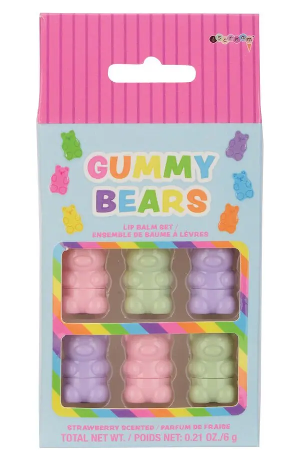 ISCREAM Gummy Bear Lip Balm Set