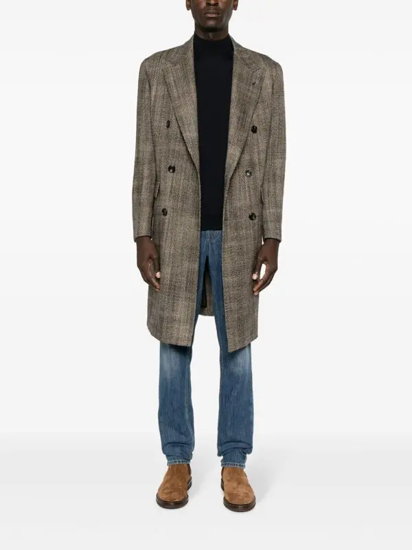 DRUMOHR High-neck Wool Jumper - Blue