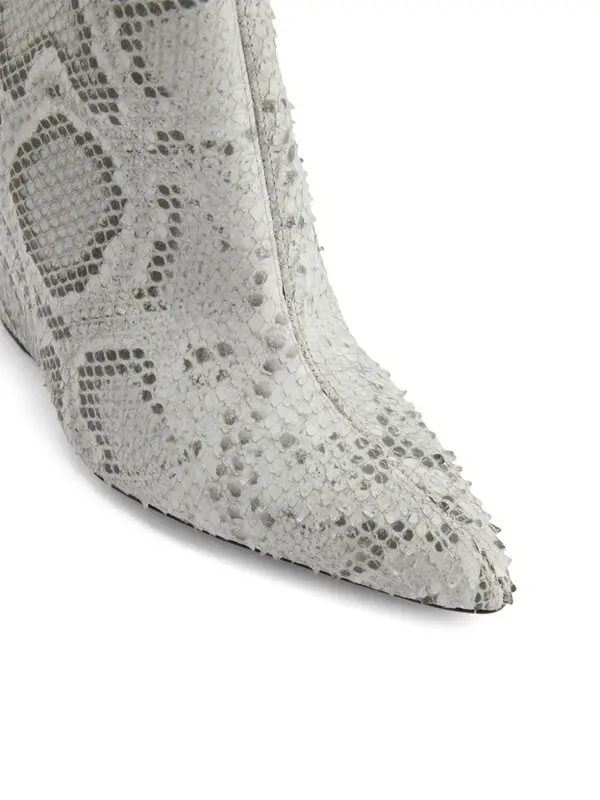 GIUSEPPE ZANOTTI 105mm Ginnyfer Bootie Wedge Boots