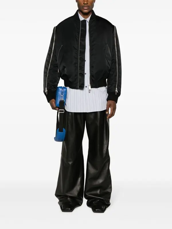 Off-White Oversized Striped Cotton Shirt