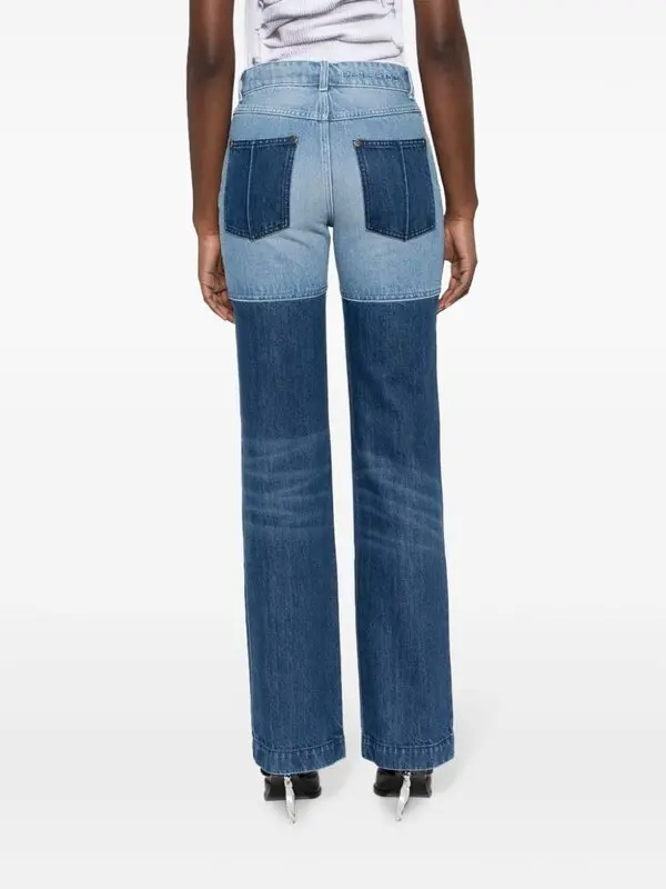 PETER DO Combo Straight-leg Jeans