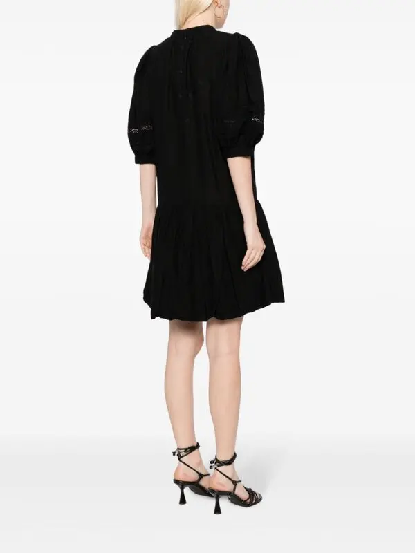 Sea Loren V-neck Cotton Minidress