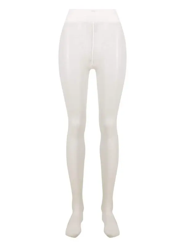 Wolford Cotton Rib Tights - White