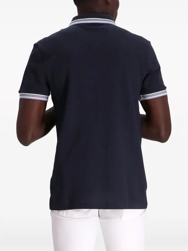 BOSS Logo-embroidered Cotton-blend Polo Shirt
