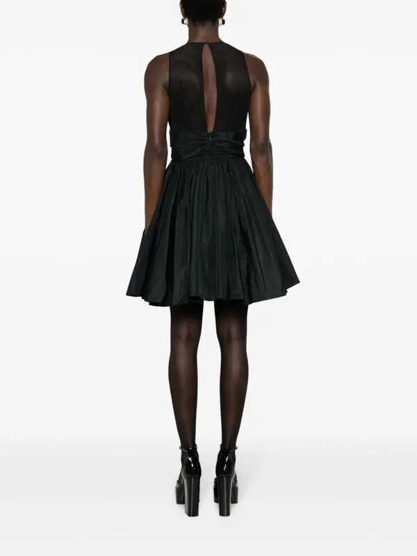 Pinko V-neck Pleated Dress