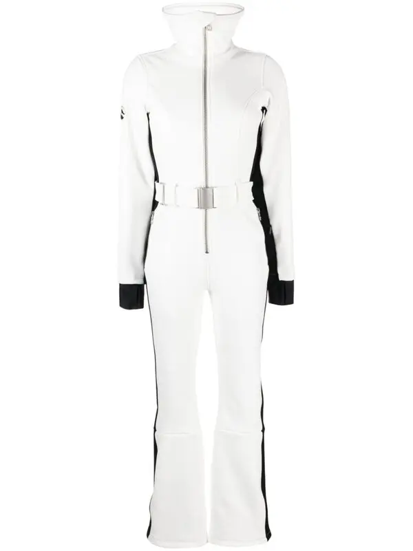 Cordova Otb Logo-patch Belted Ski Suit - White