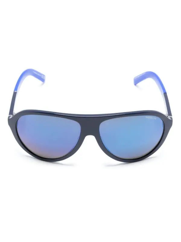Moncler Roque Pilot-frame Sunglasses - Blue