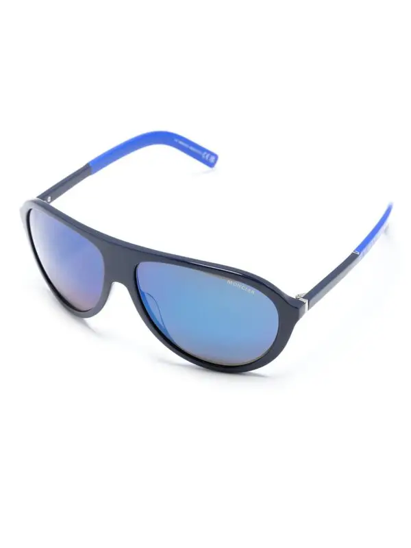 Moncler Roque Pilot-frame Sunglasses