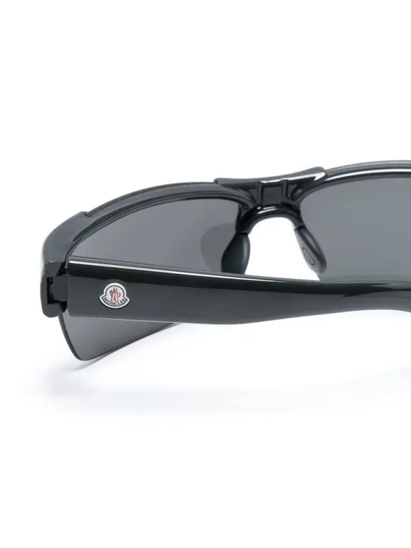 Moncler Spectron Rectangle-frame Sunglasses