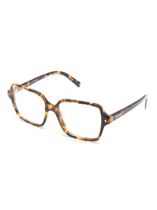 Prada Tortoiseshell Square Frame Glasses