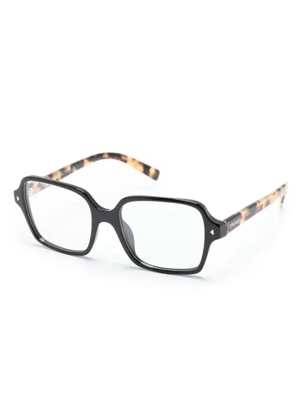 Prada Tortoiseshell Square Frame Glasses