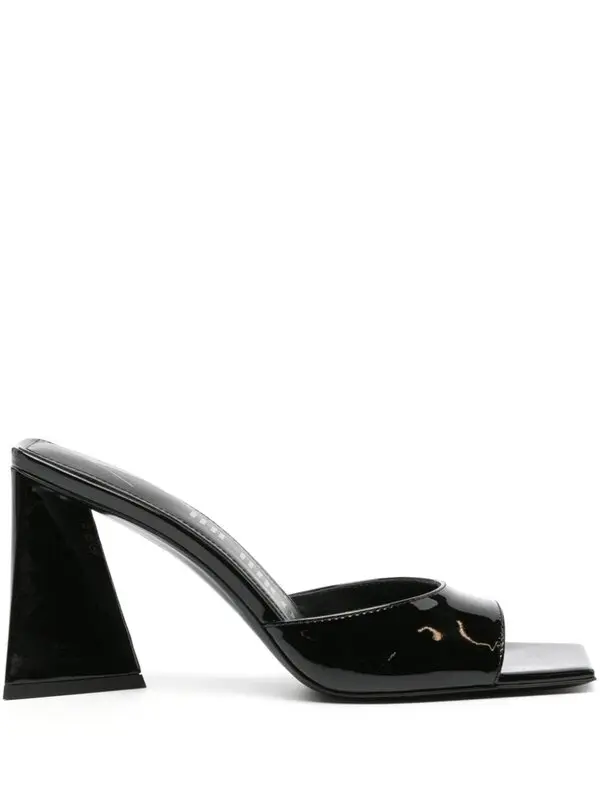 Attico 85mm Devon Sandals - Black