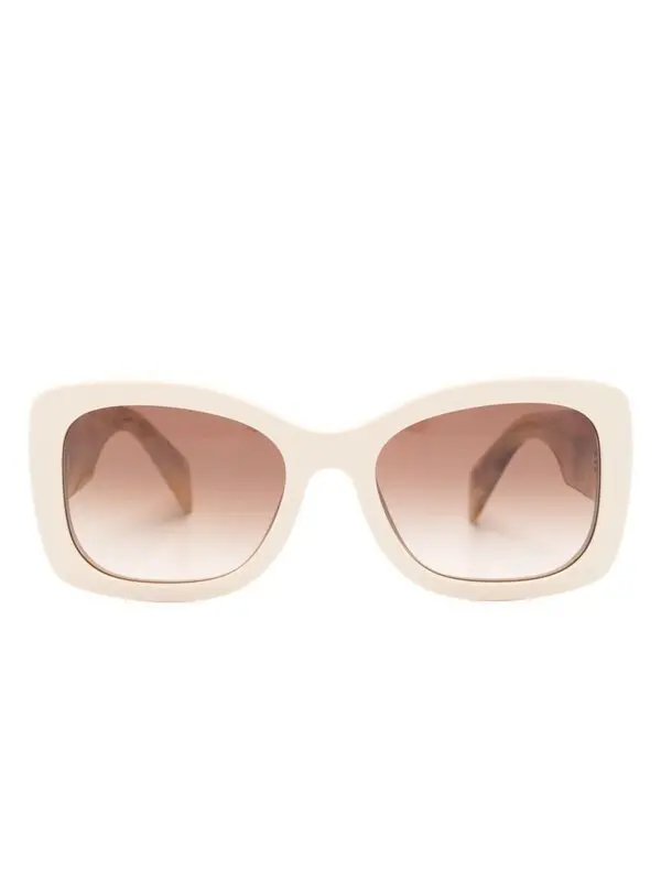 Prada Square-frame Sunglasses - Neutrals