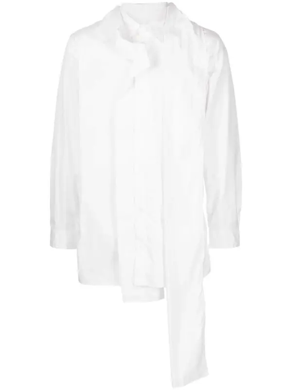 Yohji Yamamoto Detachable-collar Cotton Shirt