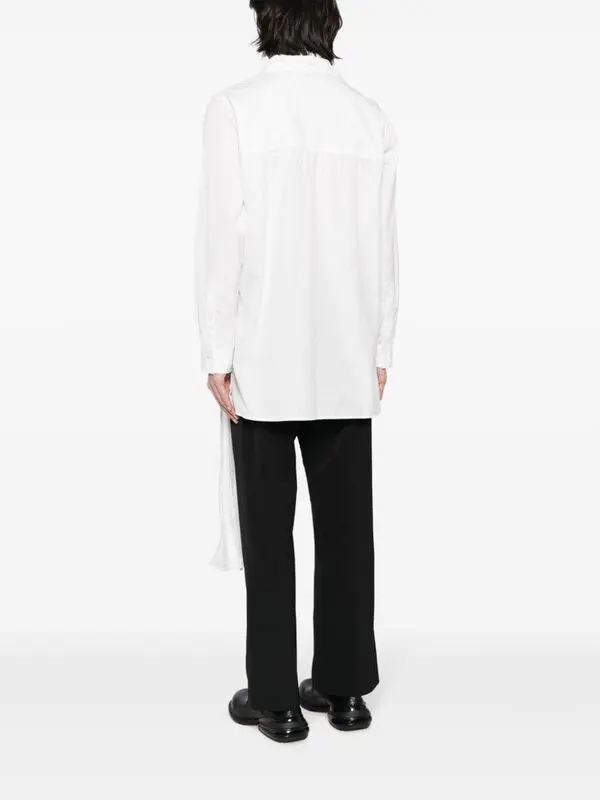 Yohji Yamamoto Detachable-collar Cotton Shirt
