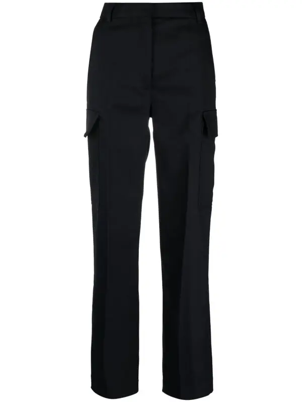 Stella McCartney Pressed-crease Cargo Trousers