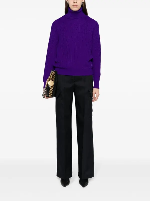 Stella McCartney Pressed-crease Cargo Trousers