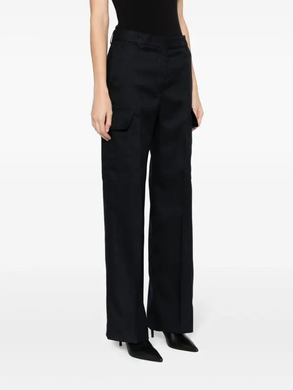 Stella McCartney Pressed-crease Cargo Trousers