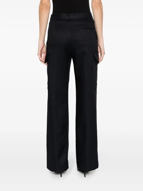 Stella McCartney Pressed-crease Cargo Trousers