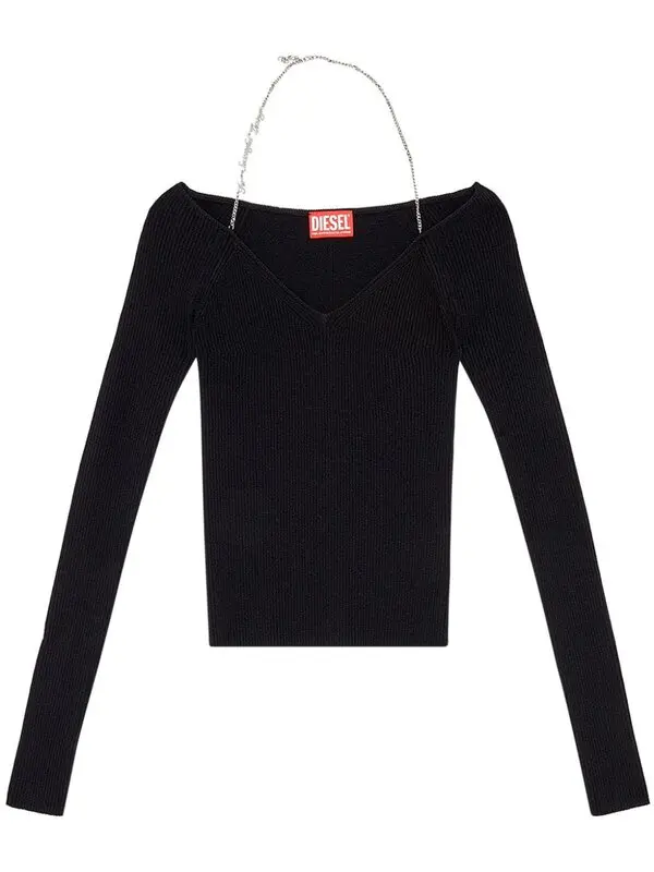 DIESEL® M-april Chain-embellished Top
