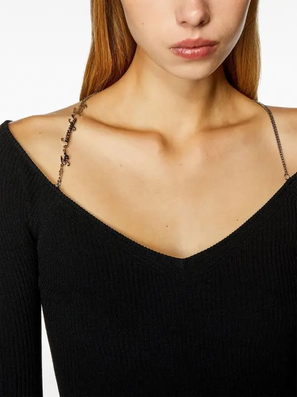 DIESEL® M-april Chain-embellished Top