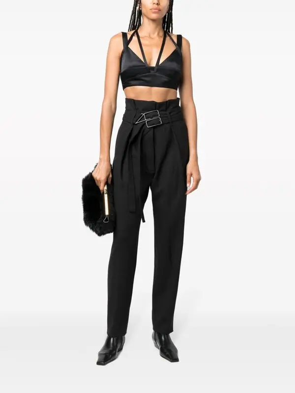 REV Strap-detail Sleeveless Cropped Top