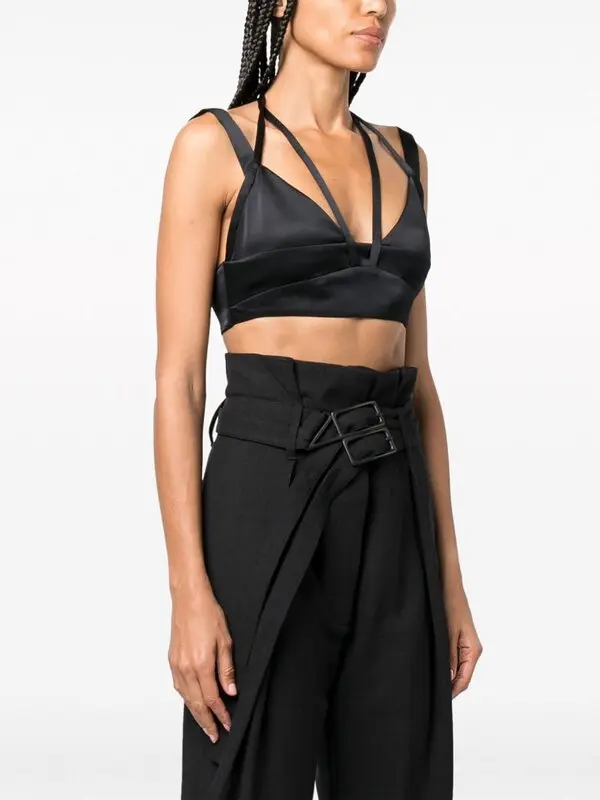 REV Strap-detail Sleeveless Cropped Top