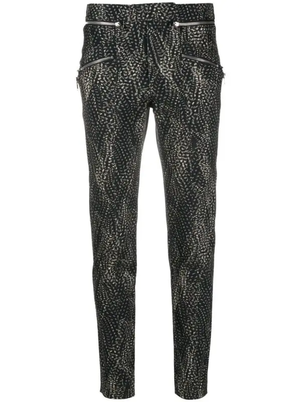 Buy Isabel Marant Izis Slim-fit Trousers Black At 43% Off