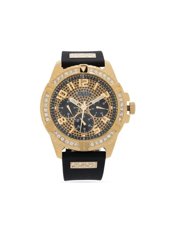 Guess Frontier 48mm Chronograph Watch - Black