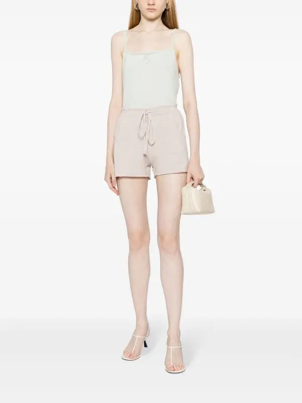 TEDDY CASHMERE Portofino Drawstring Shorts - Neutrals