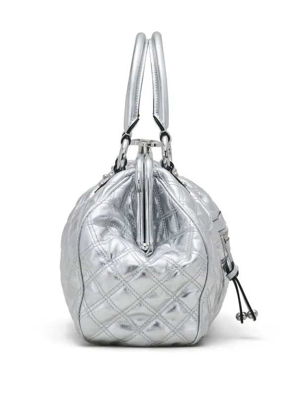 Marc Jacobs Re-edition Quilted Stam Bag - Silver