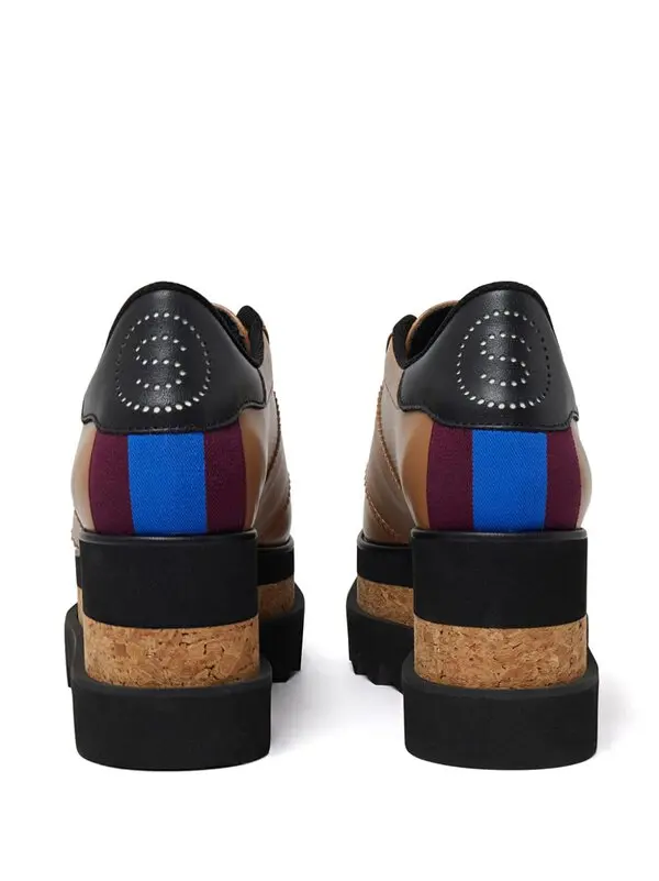Stella McCartney 80mm Sneak-elyse Platform Sneakers - Brown