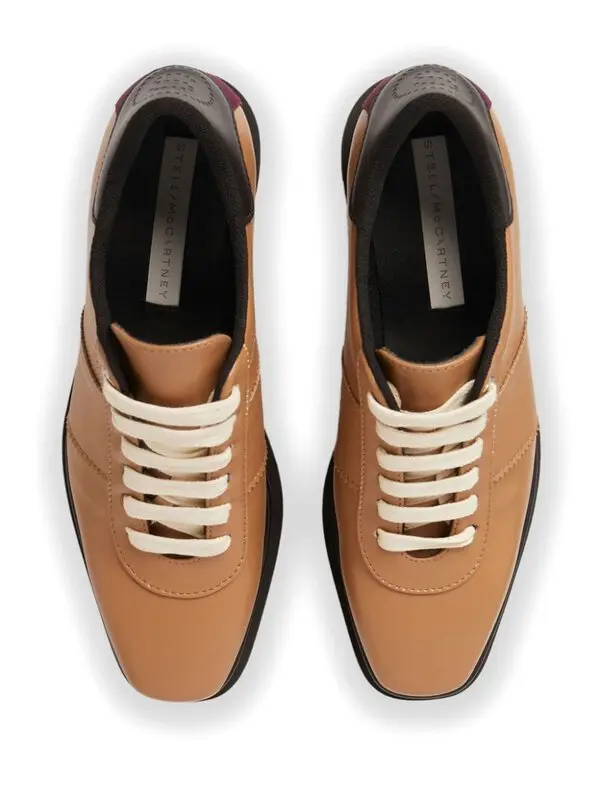Stella McCartney 80mm Sneak-elyse Platform Sneakers - Brown