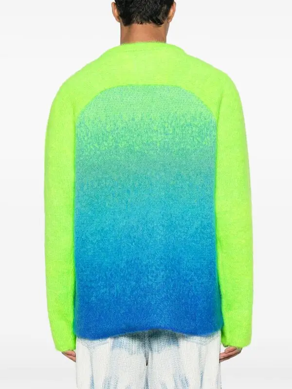 ERL Gradient Intarsia-logo Jumper
