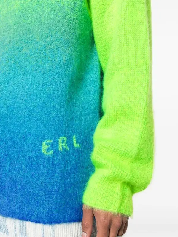 ERL Gradient Intarsia-logo Jumper