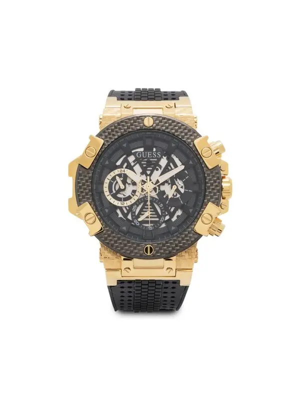 Guess 46mm Chronograph Watch - Black