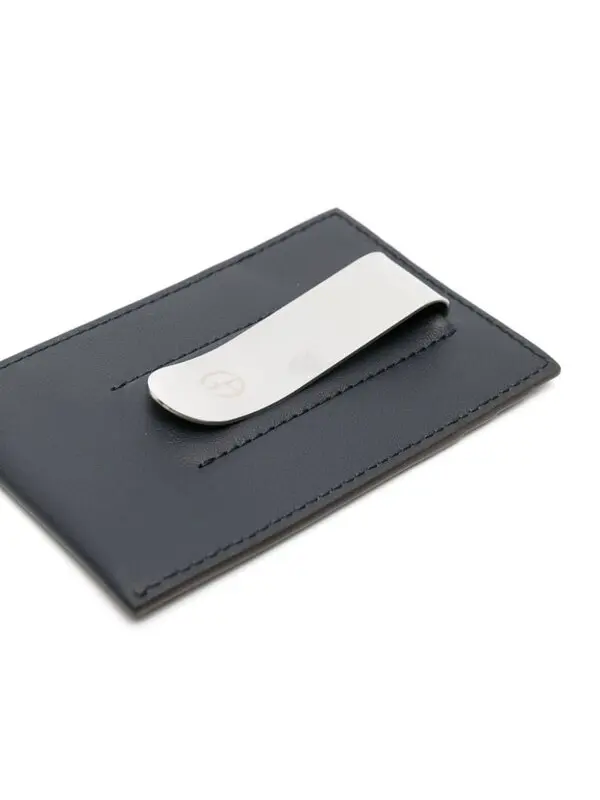 Giorgio Armani Logo-print Leather Cardholder