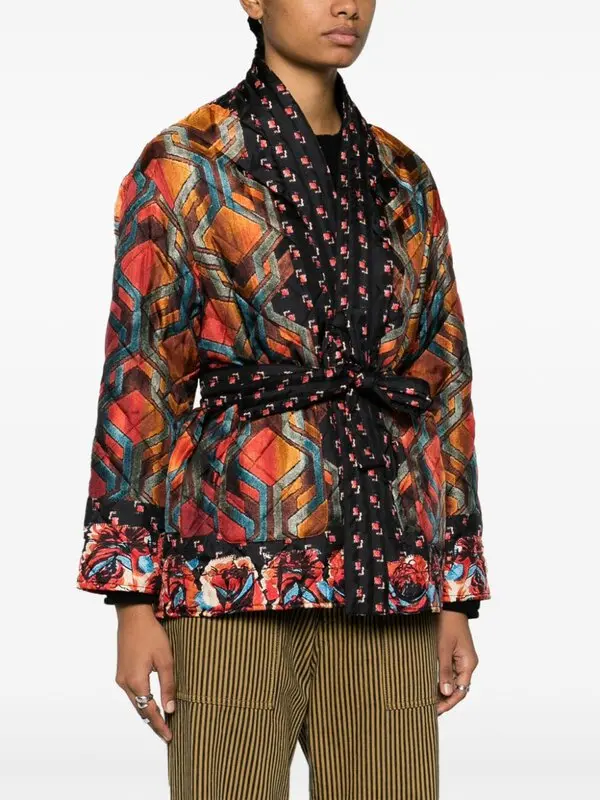 PIERRE-LOUIS MASCIA Self-tied Quilted Jacket