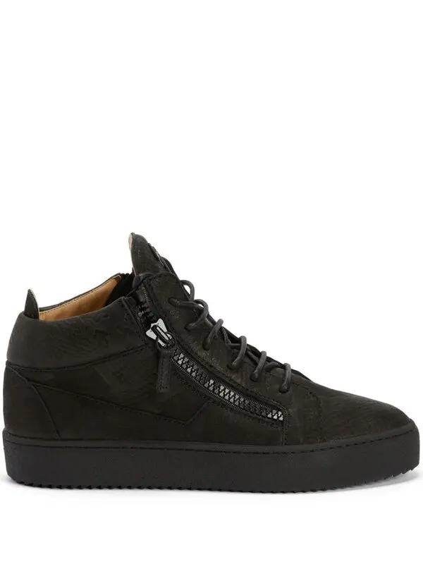 GIUSEPPE ZANOTTI Kriss Mid-top Sneakers - Black