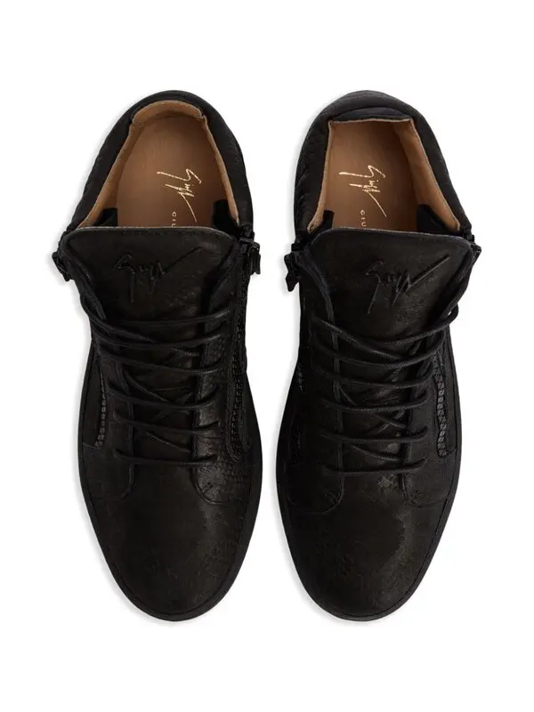 GIUSEPPE ZANOTTI Kriss Mid-top Sneakers - Black