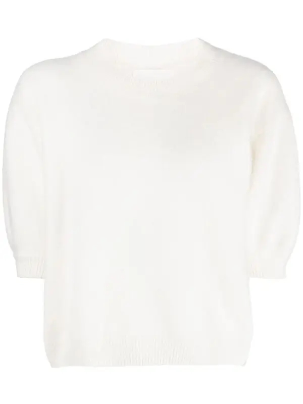 LISA YANG Cashmere Crew-neck Jumper - Neutrals