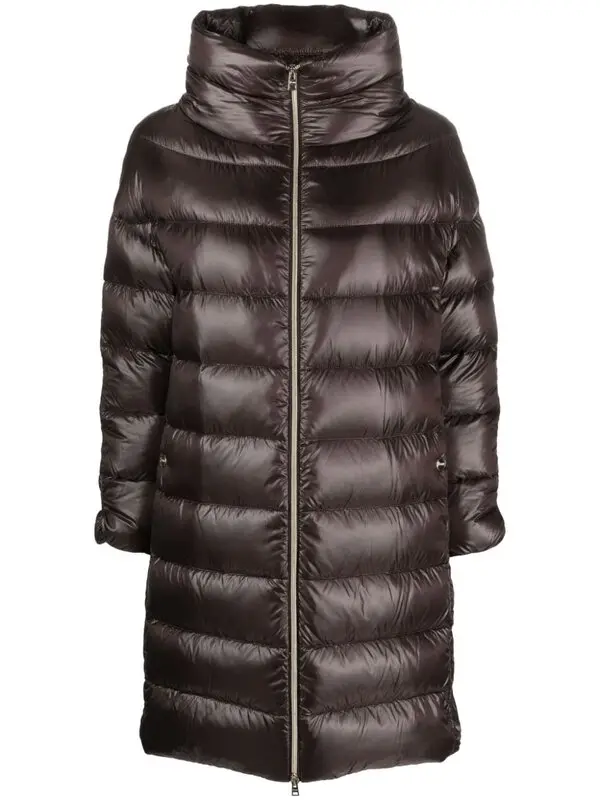 Herno Matilde Padded Coat - Brown