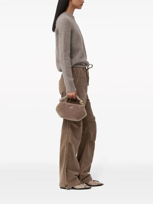 GANNI Faux-fur Mini Bag
