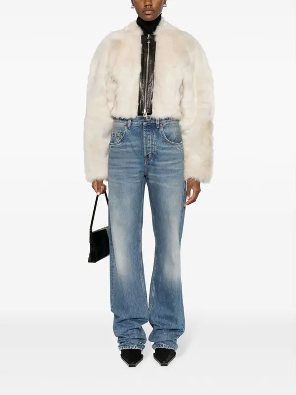Saint Laurent High-waist Wide-leg Jeans