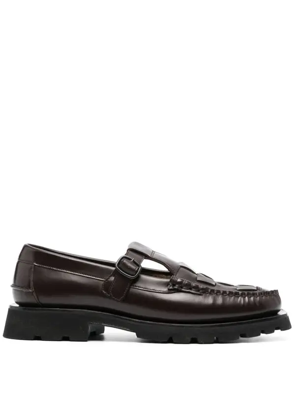 Hereu Soller Interwoven Leather Loafers