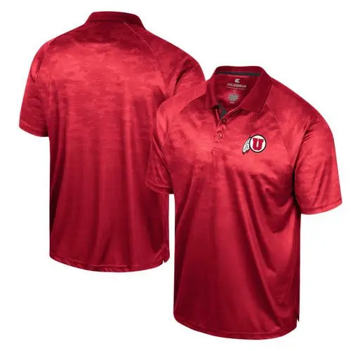 COLOSSEUM Utah Utes Honeycomb Raglan Polo