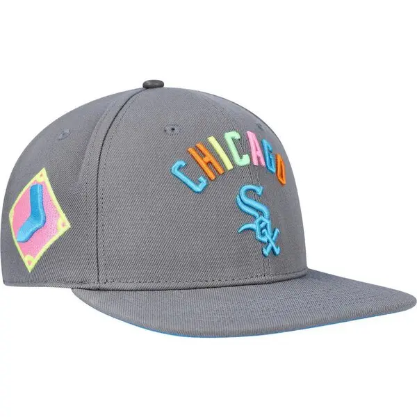 PRO STANDARD Chicago White Sox Washed Neon Snapback Hat
