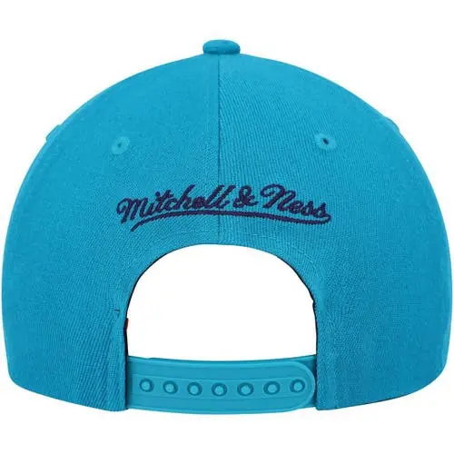 Mitchell & Ness Purple Charlotte Hornets Mvp Team Two-tone 2.0 Stretch-snapback Hat