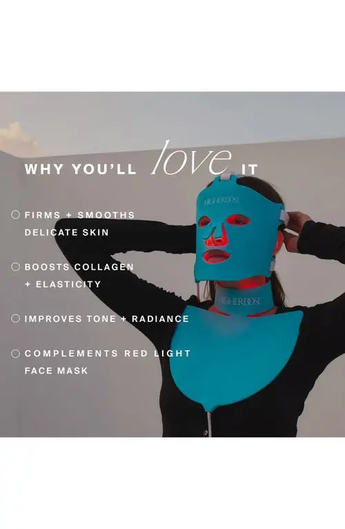 HIGHERDOSE Red Light Neck Enhancer - Blue