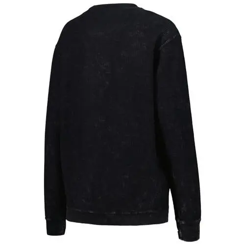 G-III 4HER BY CARL BANKS New Orleans Saints Corduroy Pullover Sweatshirt - Black